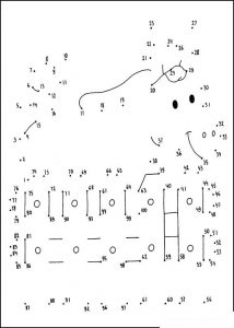 Connect the dots: Numbers 1 – 100, Part 2, printable for kids & adults ...