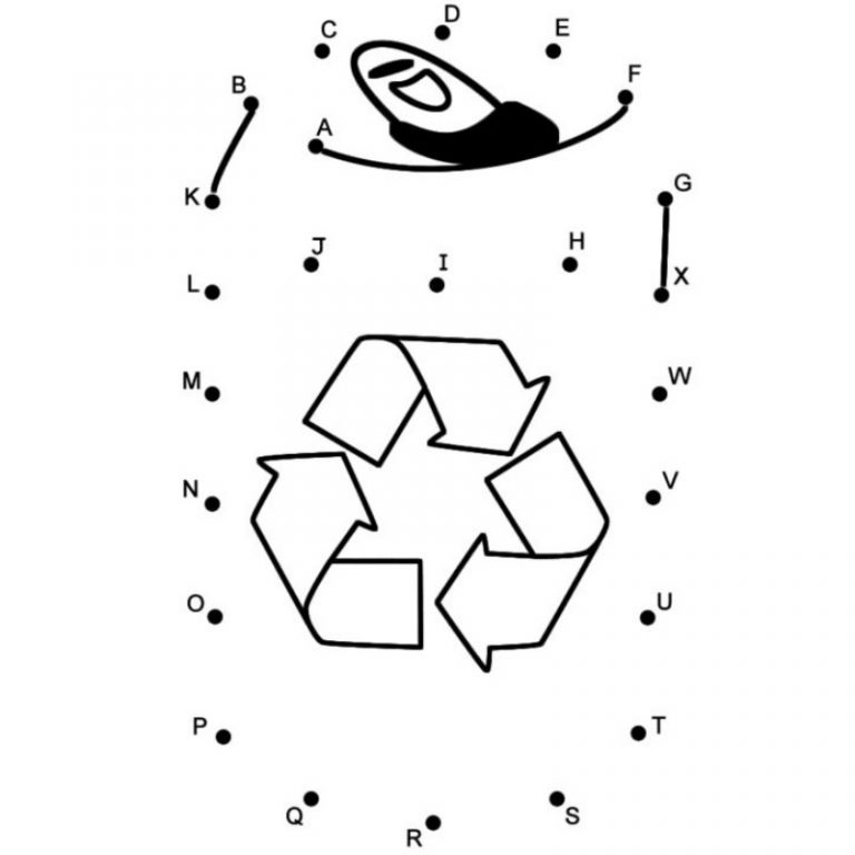 Connect the dots: Capital letters, part 2, printable for kids & adults ...