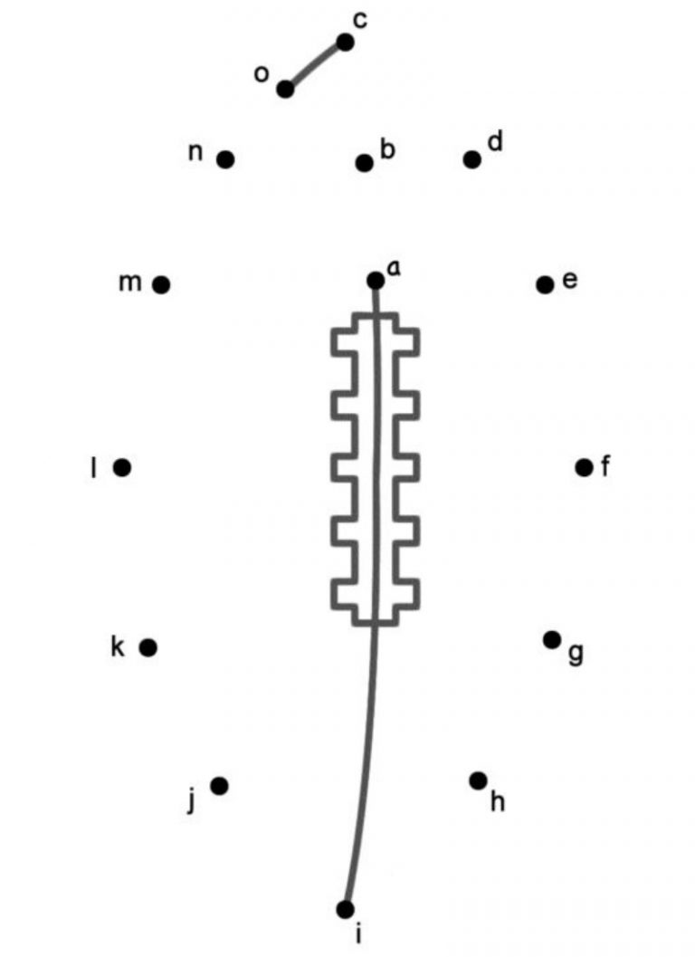 Connect the dots: Small letters, part 3, printable for kids & adults, free