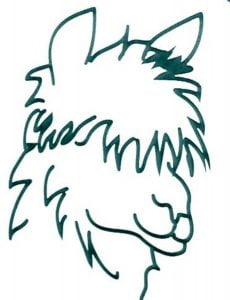 Dibujos para colorear: Alpaca imprimible, gratis, para los niños y los ...
