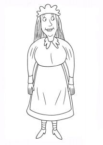 Coloring pages: Little Princess, printable for kids & adults, free