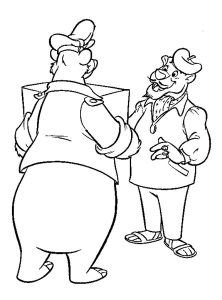 Disegni da colorare: TaleSpin stampabile, gratuito, per bambini e adulti