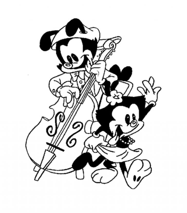 Coloring pages: Animaniacs, printable for kids & adults, free