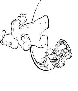 Coloring pages: Big & Small, printable for kids & adults, free
