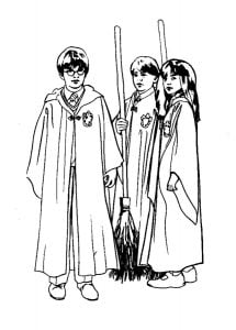 Coloring pages: Harry Potter and the Philosopher's Stone, printable for ...