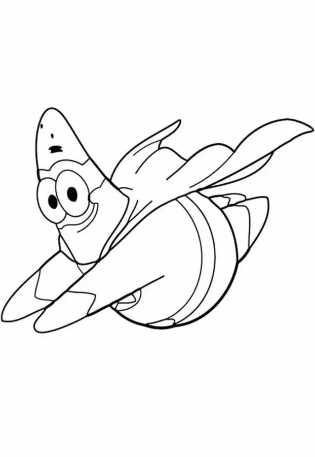 Coloring pages: Patrick Star, printable for kids & adults, free
