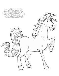 Coloring pages: Rainbow Brite, printable for kids & adults, free