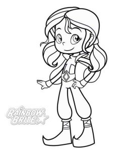 Coloring pages: Rainbow Brite, printable for kids & adults, free