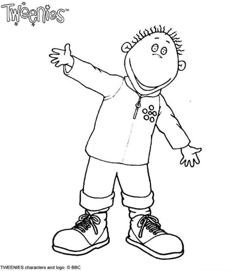 Coloring pages: Tweenies, printable for kids & adults, free