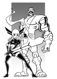 Coloring pages: Colossus, printable for kids & adults, free