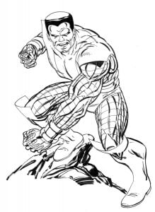 Coloring pages: Colossus, printable for kids & adults, free