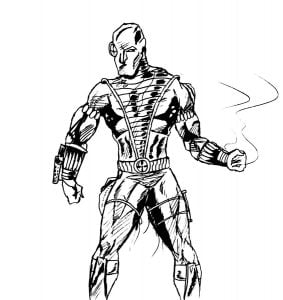 Coloring pages: Deadshot, printable for kids & adults, free