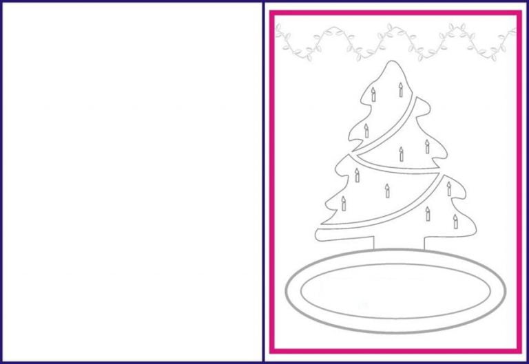 Coloring pages: Merry Christmas Cards, printable for kids & adults, free
