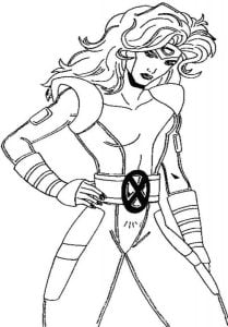 Coloring pages: Rogue, printable for kids & adults, free