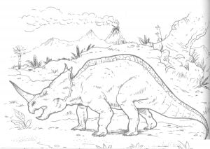 Coloring pages: Styracosaurus, printable for kids & adults, free