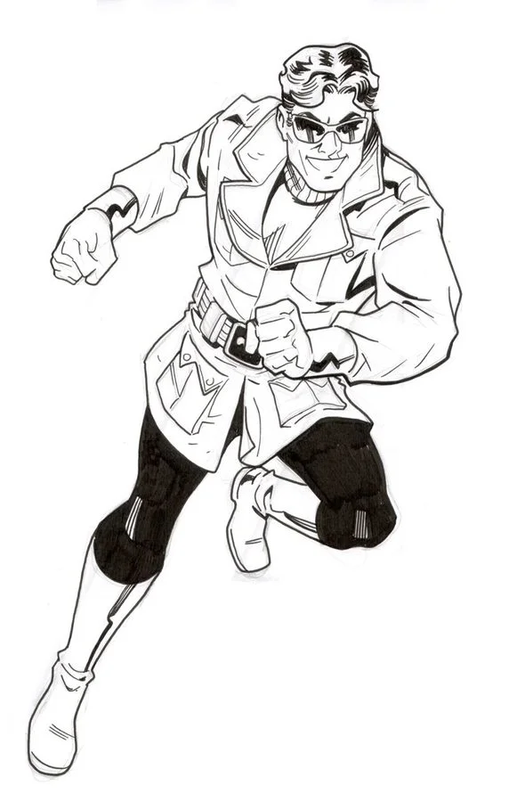 Coloring pages: Wonder Man, printable for kids & adults, free