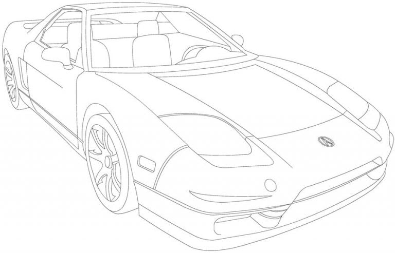 Coloring pages: Honda, printable for kids & adults, free