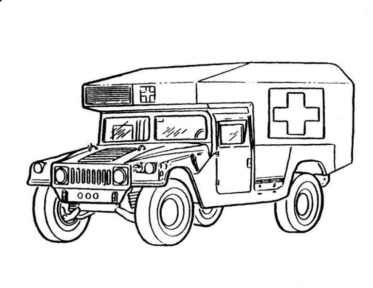 Coloring pages: Hummer, printable for kids & adults, free