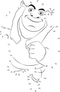 Relier les points: Shrek imprimable, gratuit, pour les enfants et les ...