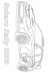 Coloring pages: Subaru, printable for kids & adults, free