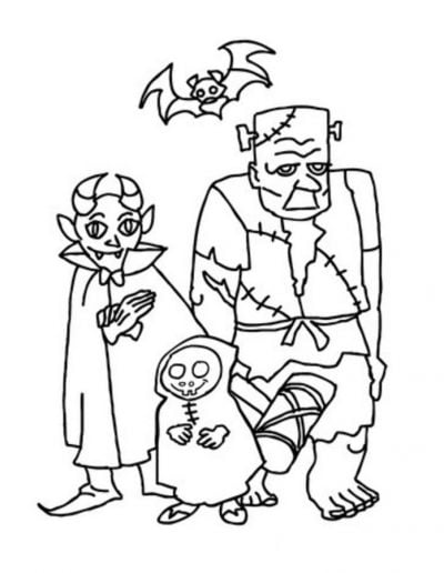 Coloring pages: Monsters, printable for kids & adults, free
