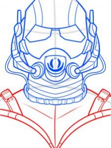 How to draw: Ant-Man - easy step by step tutorial for kids