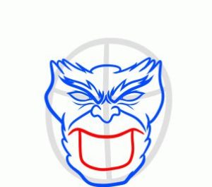 How to draw: Beast - easy step by step tutorial for kids