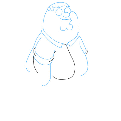 How to draw: Family Guy - easy step by step tutorial for kids