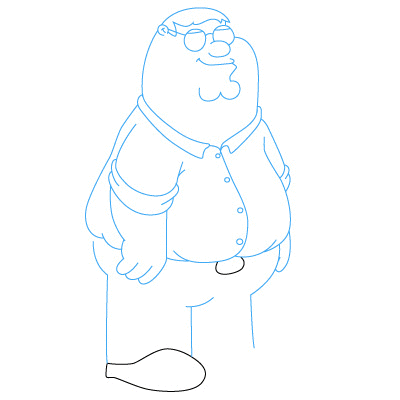 How to draw: Family Guy - easy step by step tutorial for kids