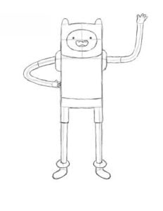 How to draw: Finn the Human - easy step by step tutorial for kids