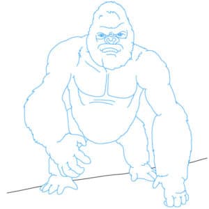 How to draw: How to draw: King Kong - easy step by step tutorials for kids