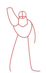 How to draw: Odin - easy step by step tutorial for kids