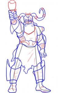 How to draw: Odin - easy step by step tutorial for kids