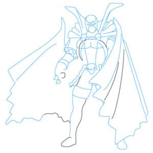 How to draw: Spawn - easy step by step tutorial for kids