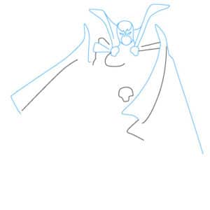 How to draw: Spawn - easy step by step tutorial for kids