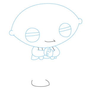 How to draw: Stewie Griffin - easy step by step tutorial for kids