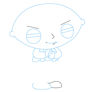 How to draw: Stewie Griffin - easy step by step tutorial for kids