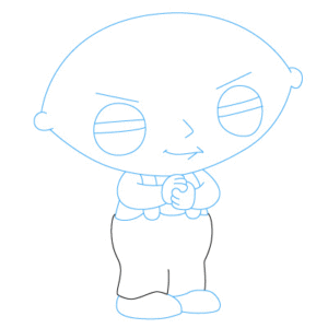 How to draw: Stewie Griffin - easy step by step tutorial for kids