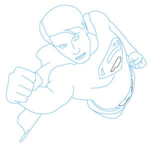 How to draw: Superman - easy step by step tutorial for kids
