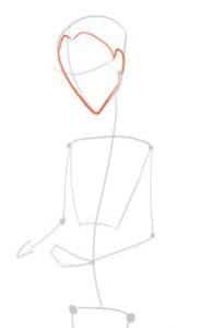 How to draw: Woman - easy step by step tutorial for kids