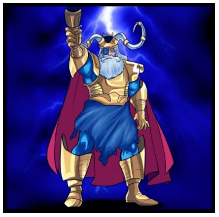 How to draw: Odin - easy step by step tutorial for kids