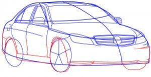 How to draw: Mercedes-Benz - easy step by step tutorial for kids