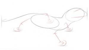 How to draw: Gecko lizard - easy step by step tutorial for kids