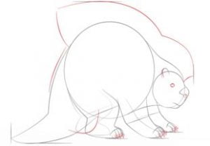 How to draw: Porcupine - easy step by step tutorial for kids