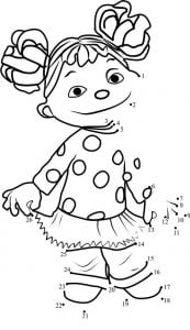 Connect the dots: Sid the Science Kid, printable for kids & adults, free