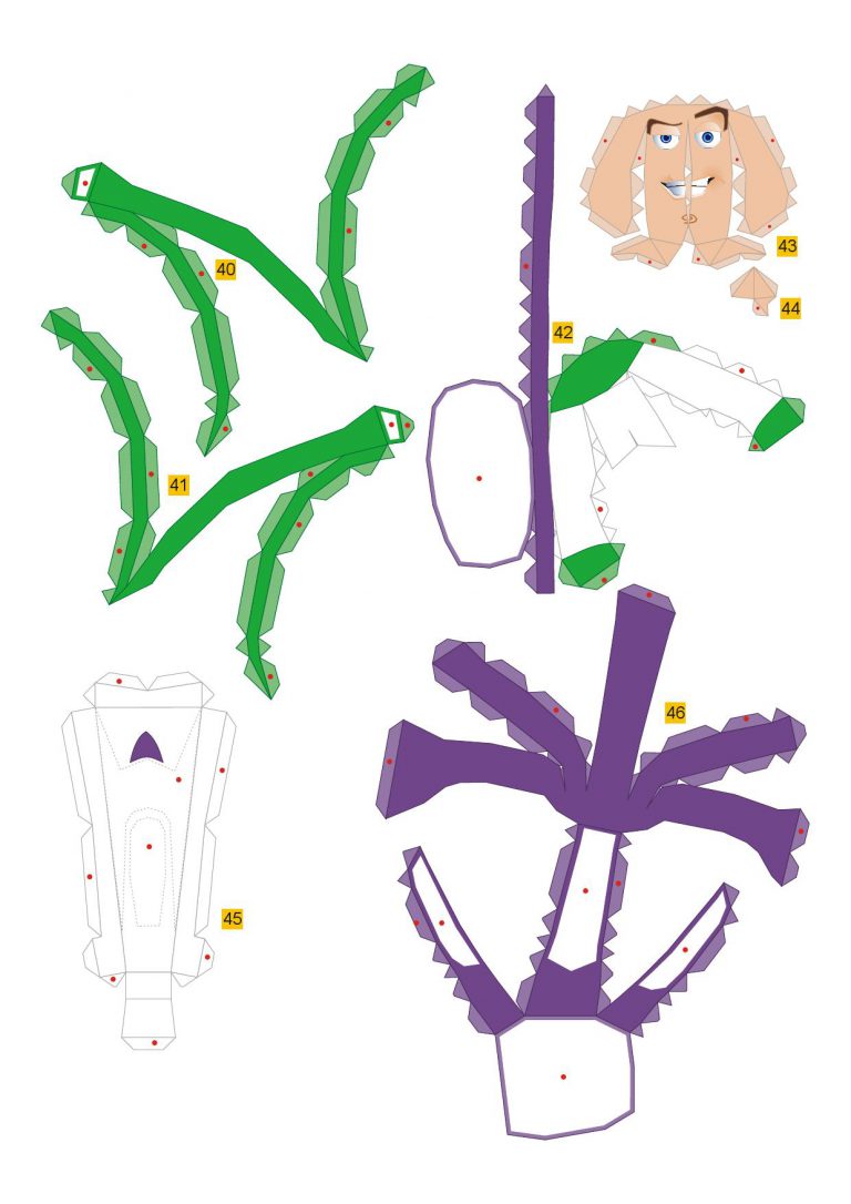 Paper models Paper model: Buzz Lightyear free & printable for kids and ...