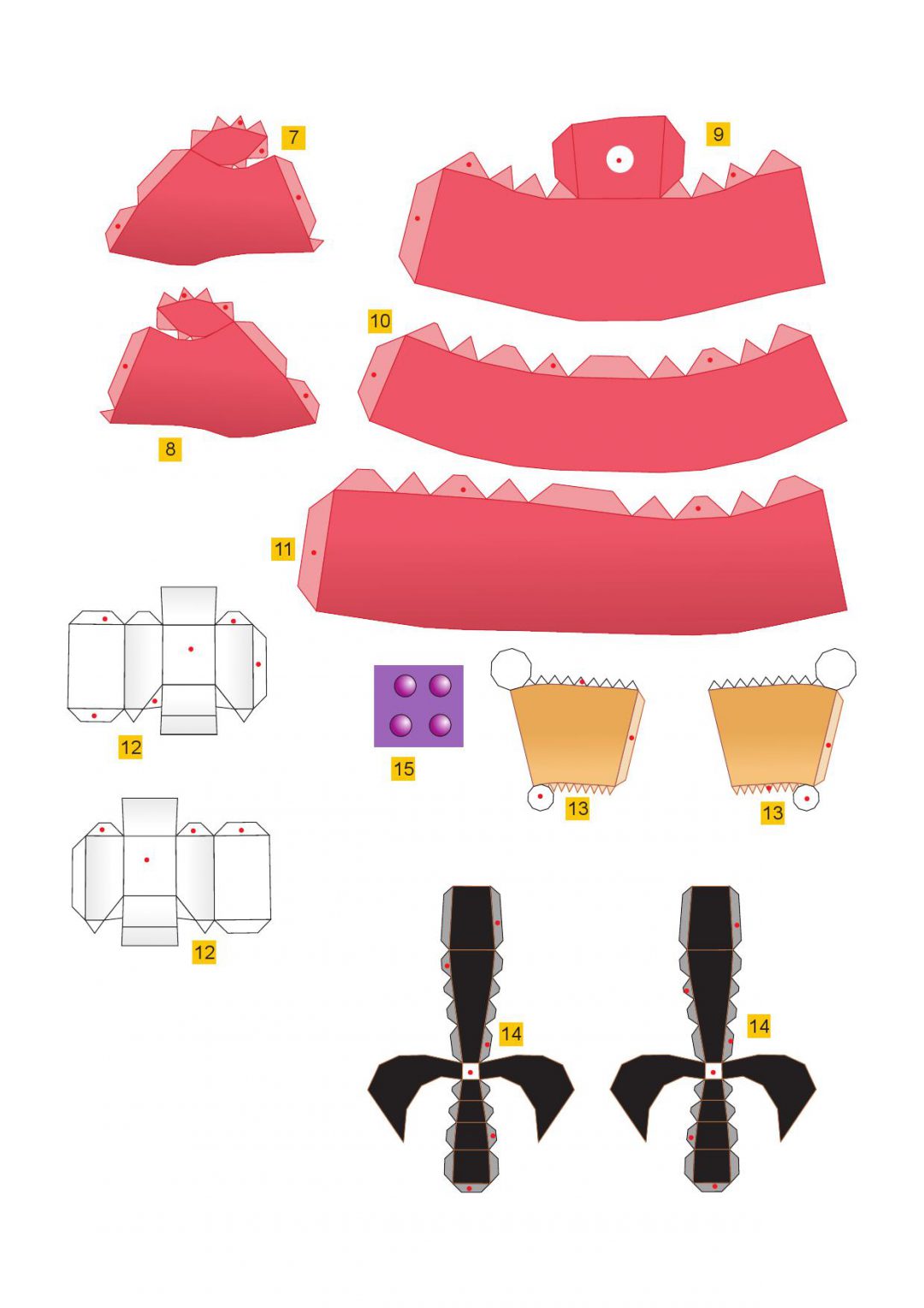 Paper models Paper model: Boo (Monsters inc) free & printable for kids ...