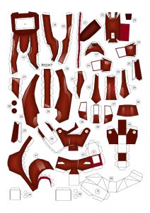 Paper model: Iron man free & printable for kids and adults Downloadable ...