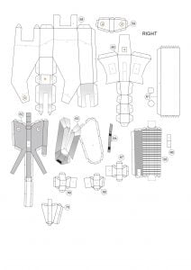 Paper model: Iron man free & printable for kids and adults Downloadable ...
