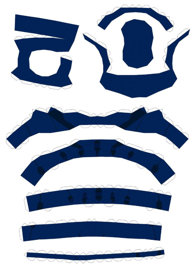 Paper models Paper model: Captain America free & printable for kids and ...